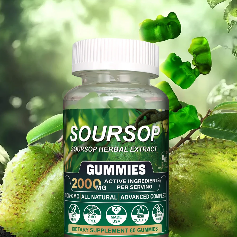 Private Label Soursop Gummies - Immune Support Supplement