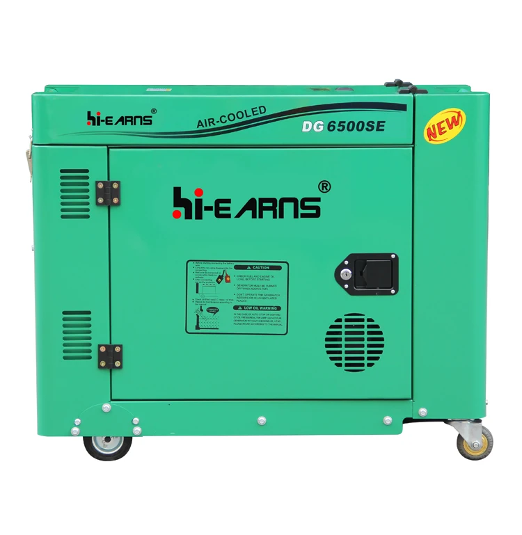 5kw Silent Three Phase Diesel Generator Price With Remote Control - Buy ...