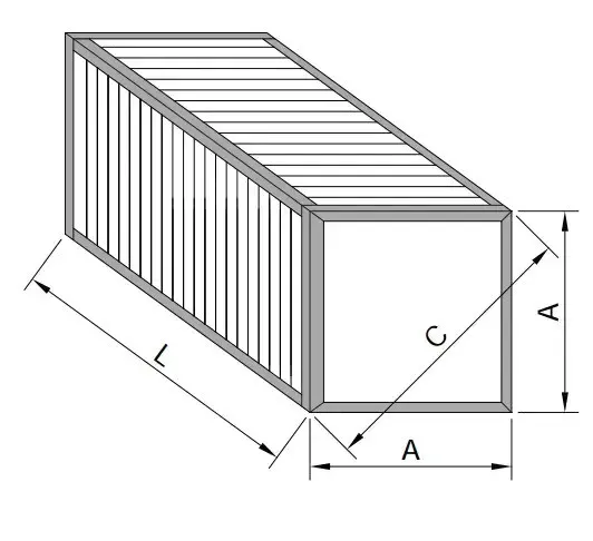 Enthalpy Heat Recovery Core Air to Air Crossflow Plate Fin Total Heat ...