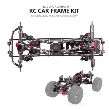 Rc Car Frame Kit 1/10 Cnc Aluminum For Scx10 Axial Rc Crawler Climbing Car Without Tire - Buy Rc ...