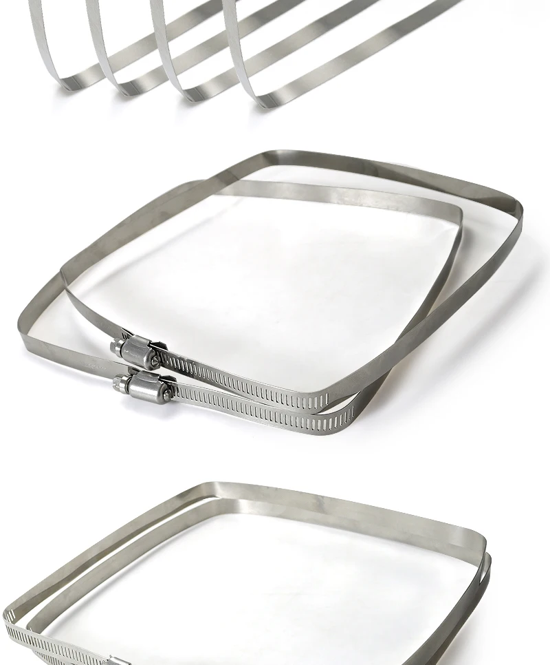 Stainless Steel American Type Square Tube Clamp - Buy Square Tube Clamp ...