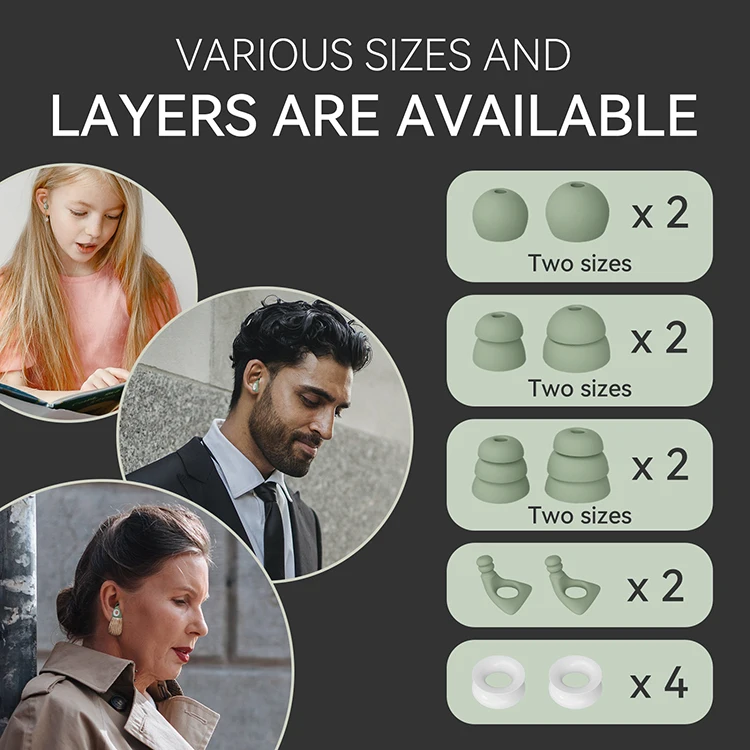 Noise Reduction Sleep Earplugs - Soft, Reusable & Effective