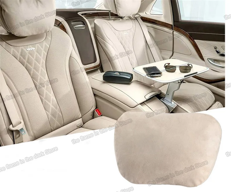 Car Seat Headrest Neck Pillow Rest For For Mercedes Benz Gls Gle Glc ...