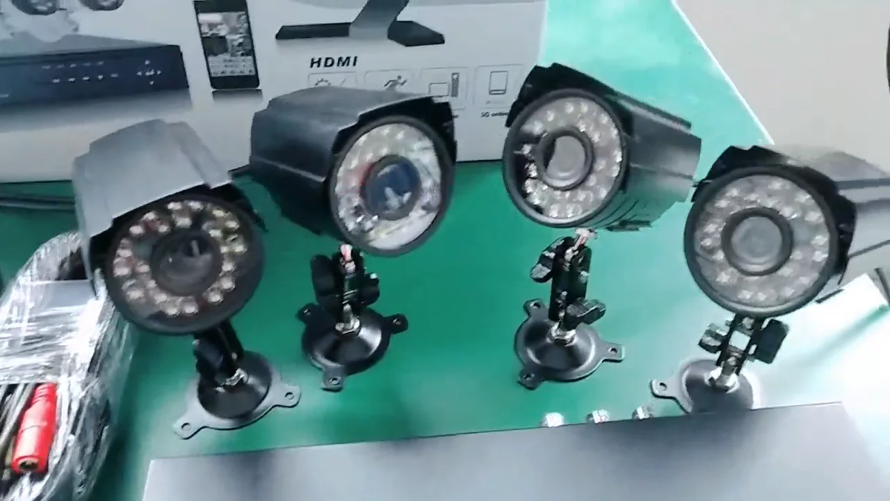 4 Channel Ahd Cam 1080p Cctv Camera Kit 4ch Full Hd Waterproof Outdoor ...