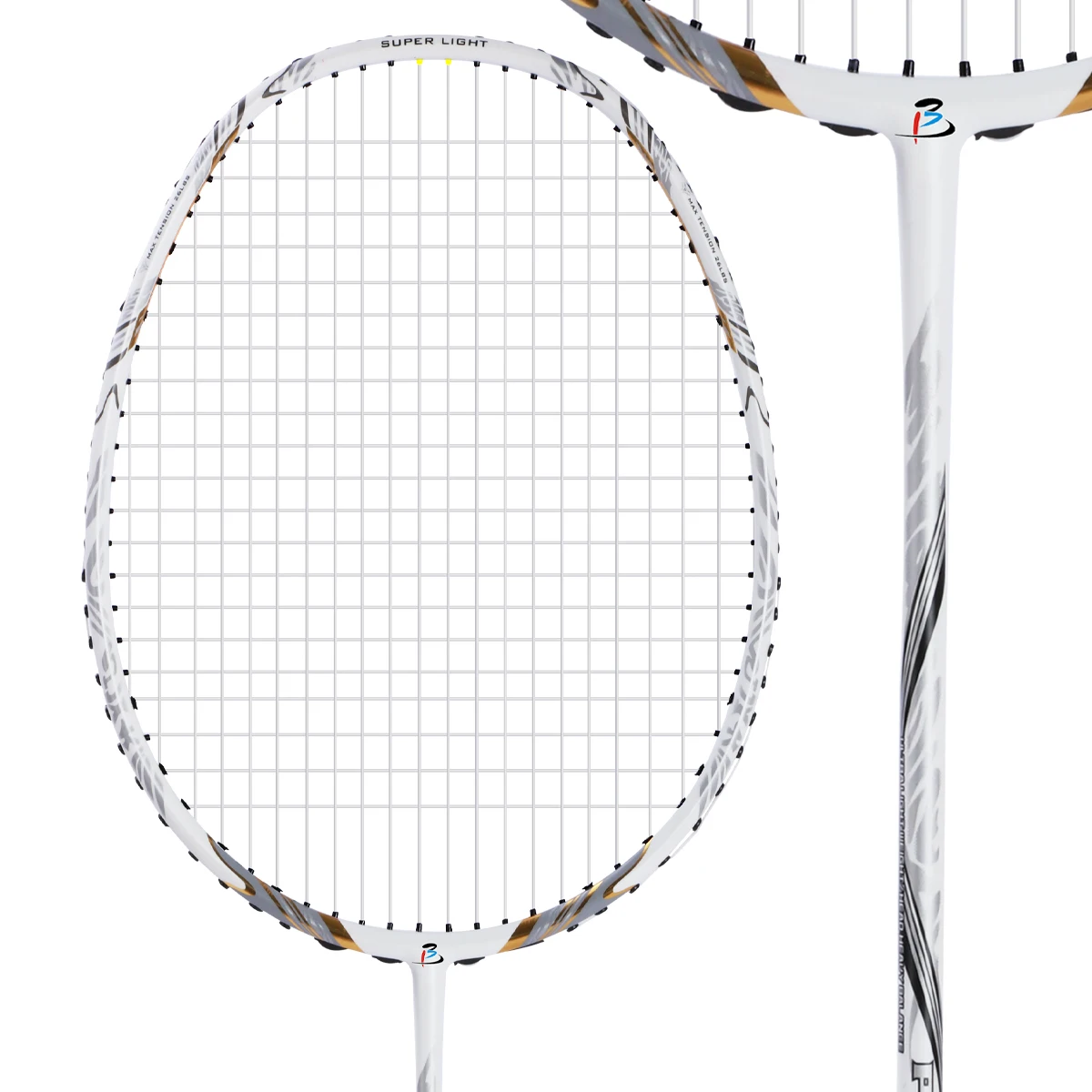 China Original Factory Custom Badminton racket super lightweight 6U ...