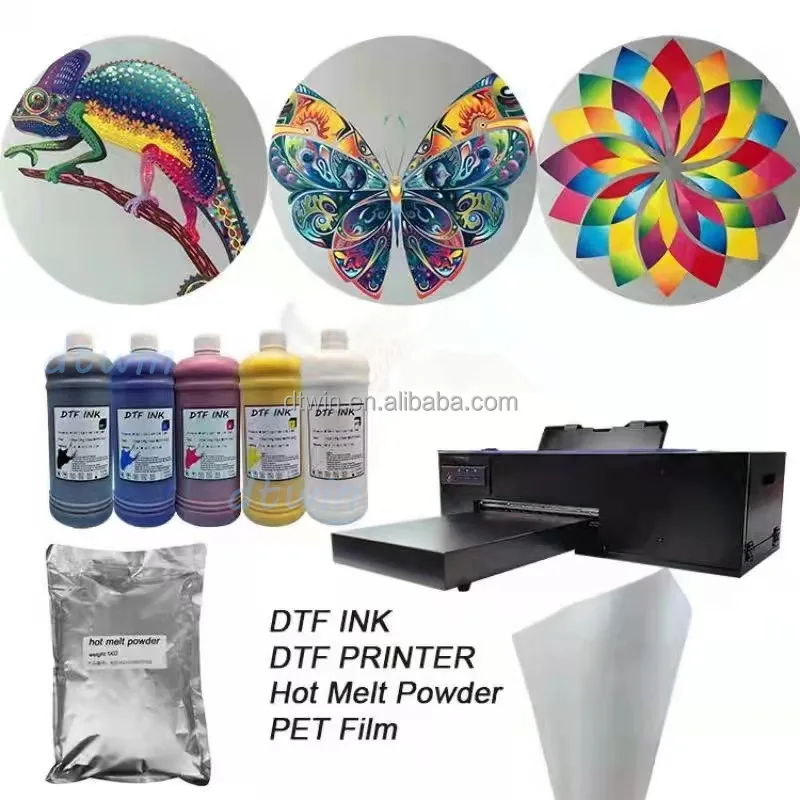 DTF High Quality Ink 1L Bottle for EPS Printer DTF Ink Press Color ...
