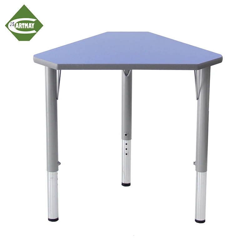 Hexagonal School Desks & Trapezoidal Chairs for Smart Classrooms
