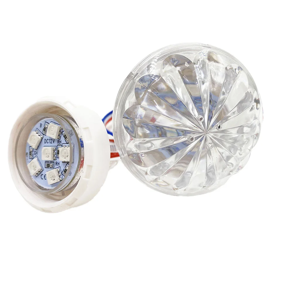 ADS 12V/24V Programmable RGB 6-Point LED Pixel Lights Ra75 Multi-Color ...