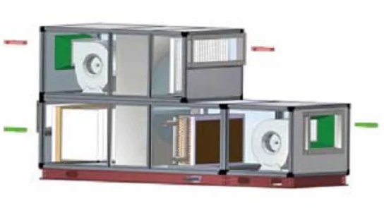 Air Handling Unit Fahu With Dx Cooling Coil Direct Expansion Coil - Buy ...