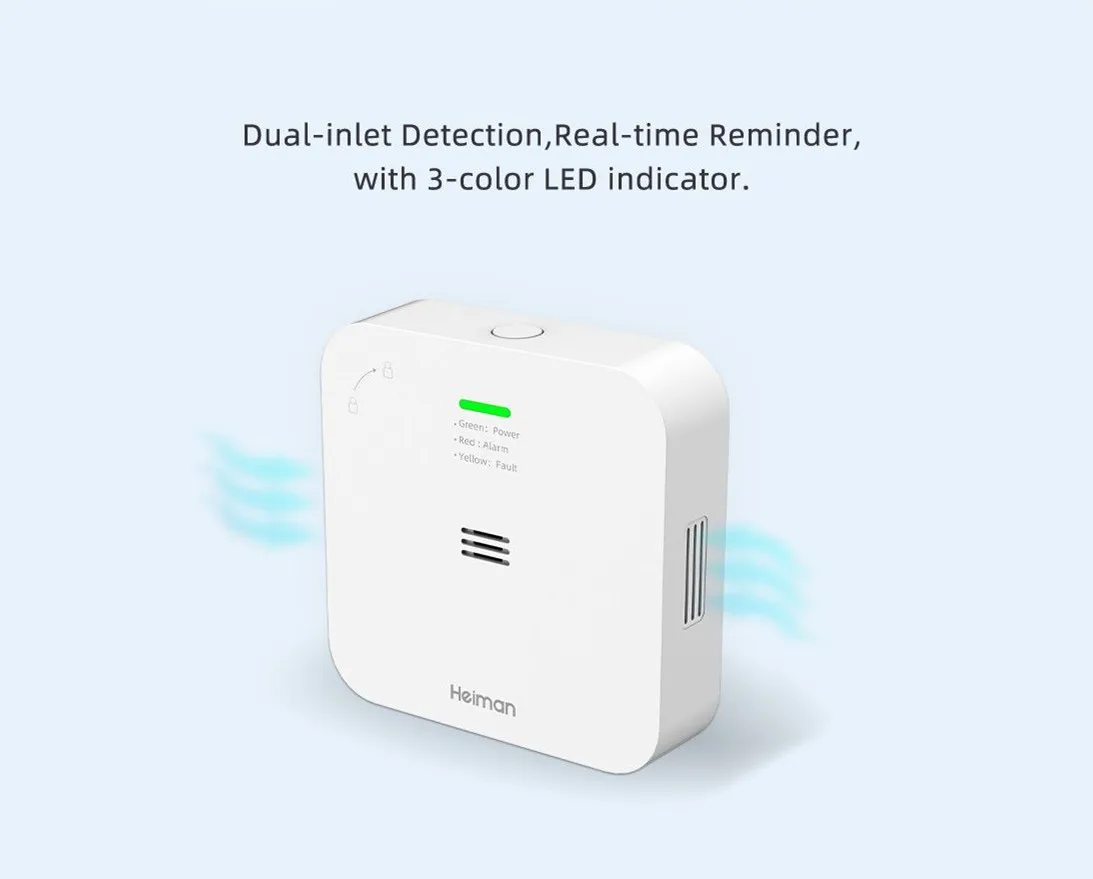 Battery Operated Detector Monoxido De Carbono Wifi Tuya Co Gas Leak ...