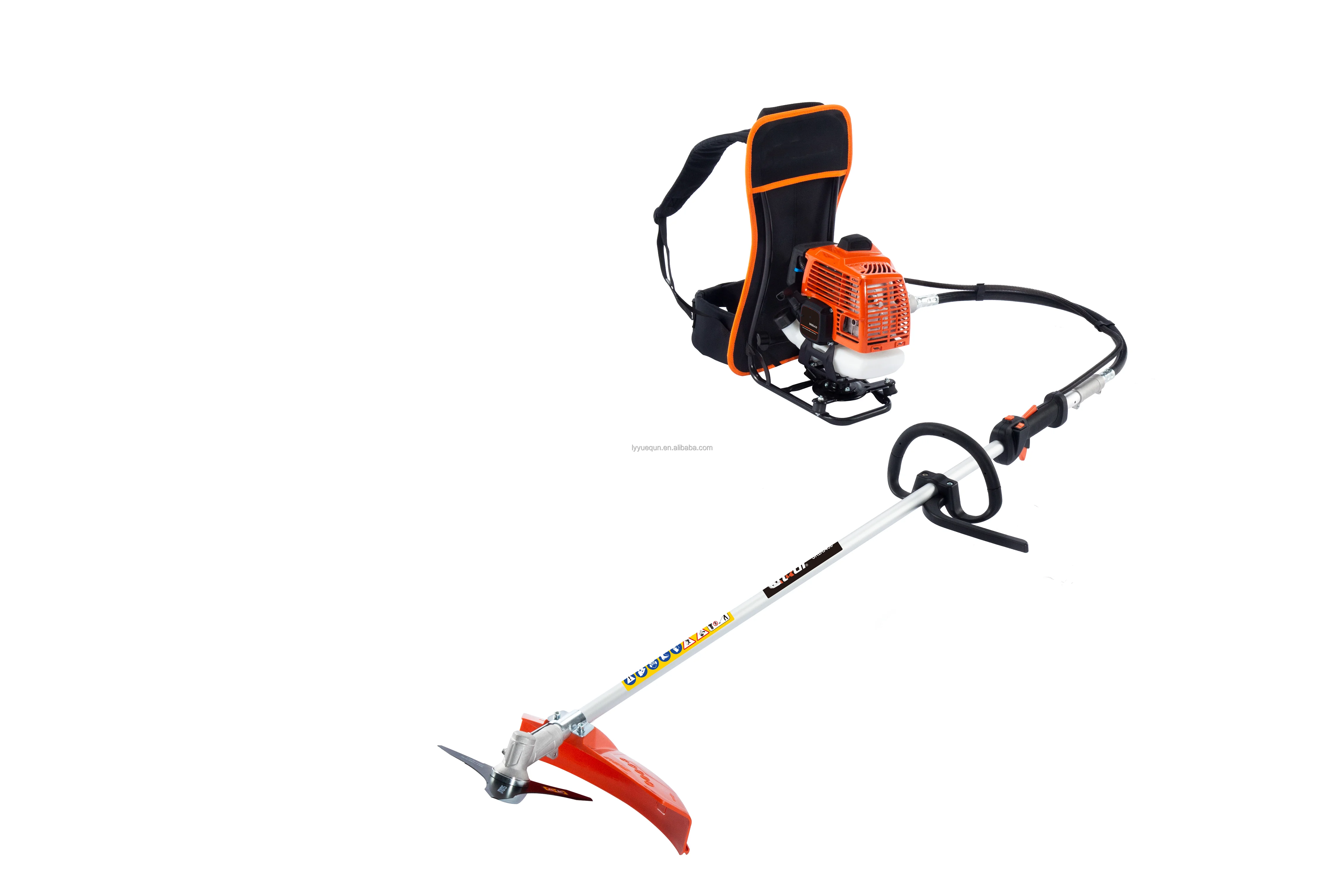 2 Stroke Backpack Brush Cutter 52cc Gasoline Grass Trimmer With Ce ...