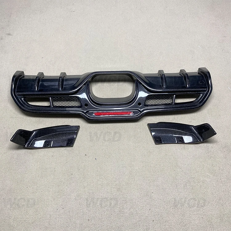 Mini F56 F57 Carbon Fiber Rear Bumper Diffuser Lip - Easy Install