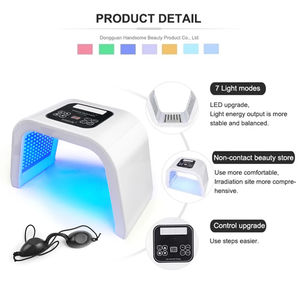 Best Sell 7 Color Skin Rejuvenation Tighten Pdt Led Light Therapy ...
