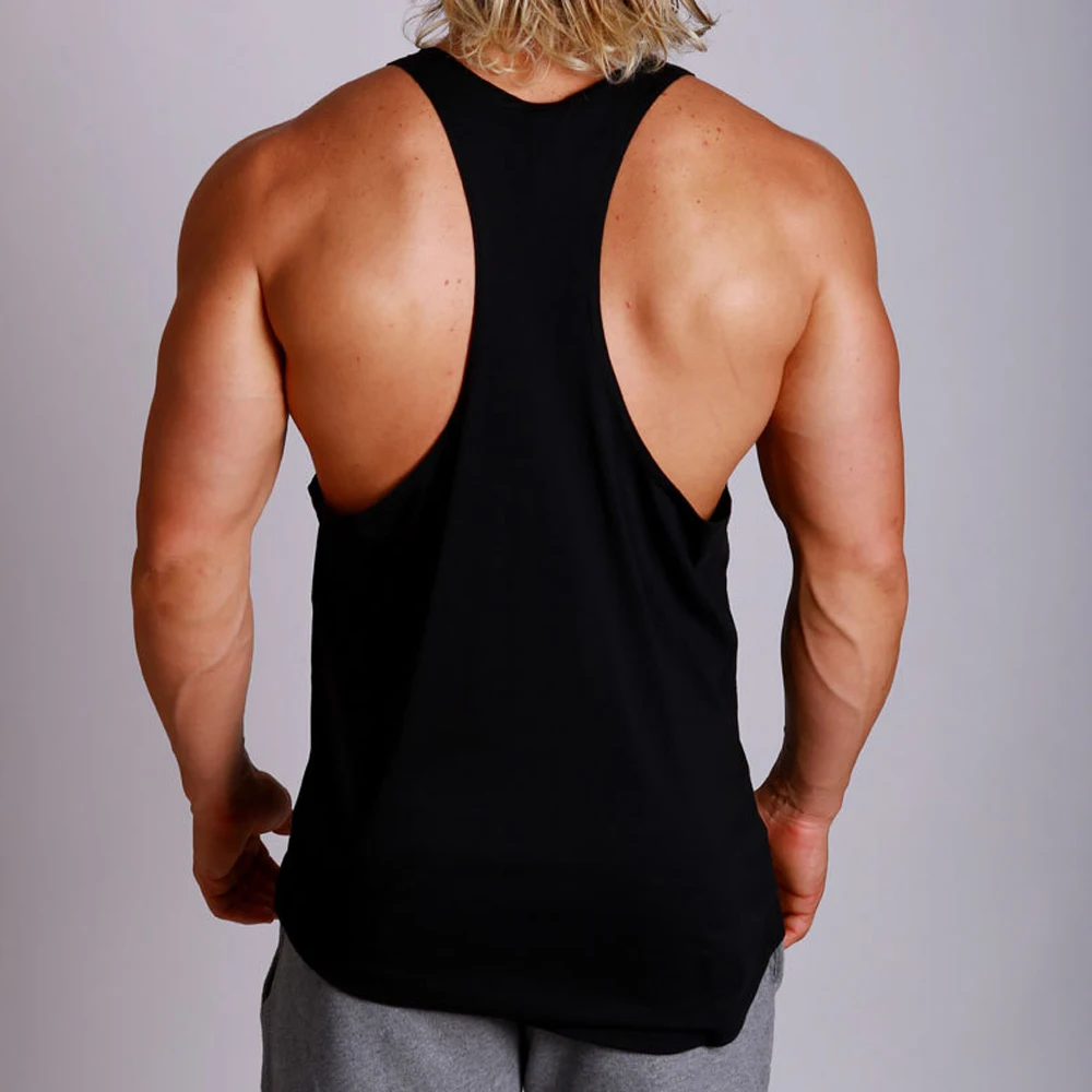 Mens Stringers Muscle Y Back Sleeveless Shirts for Gym