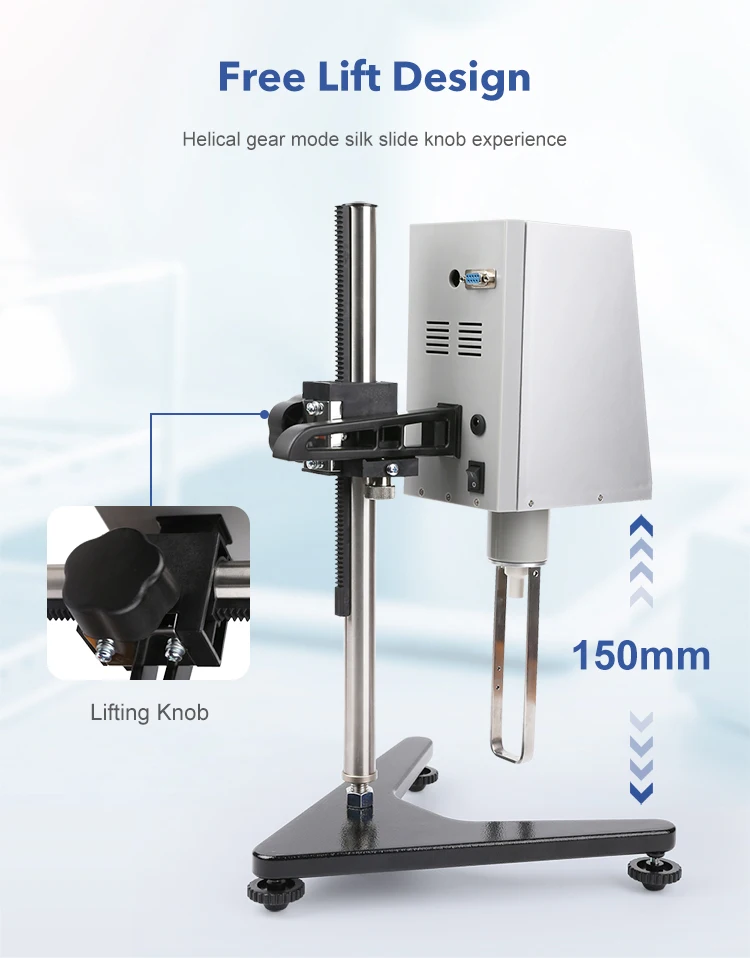 Laboratory Digital Smart Touch Viscometer Rotational Viscometer ...