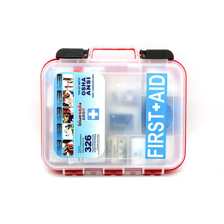 Indoor House Use Plastic First Aid Kit Hard Case Empty Abs First Aid ...