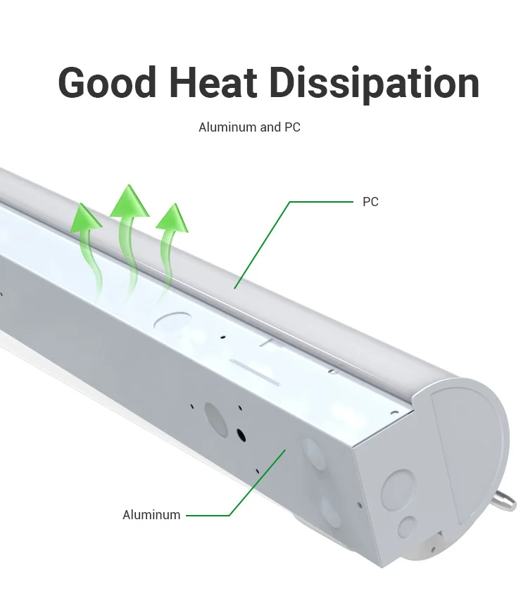 8ft,Commercial Grade 8 Foot Led Strip Lights For Warehouse Garage ...