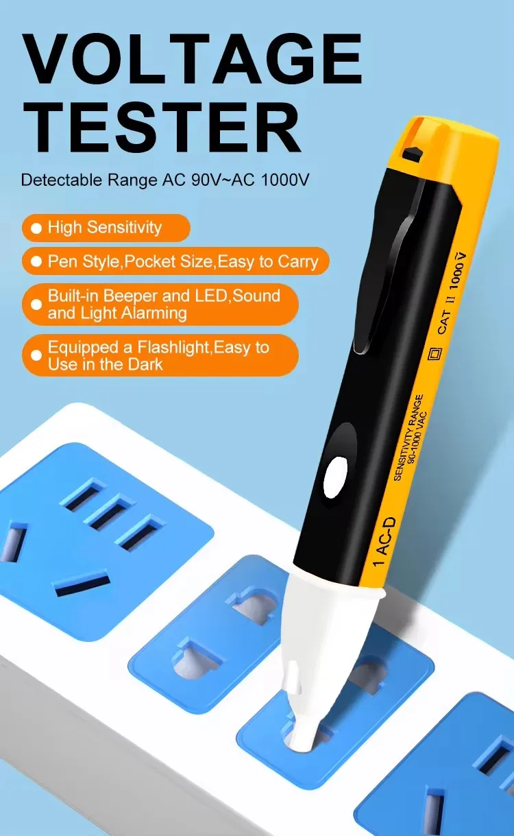 1ac-d Electrical Measuring Pen Breakpoint Detection 6-500v Measuring ...
