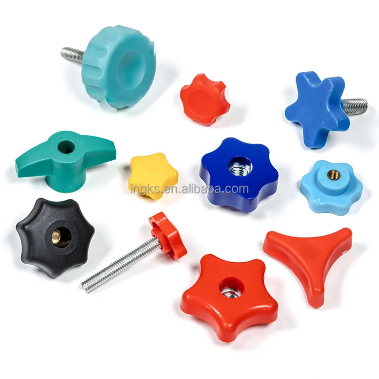 M4 M6 M8 Stainless Steel Knurled Star Knob Flower Knob