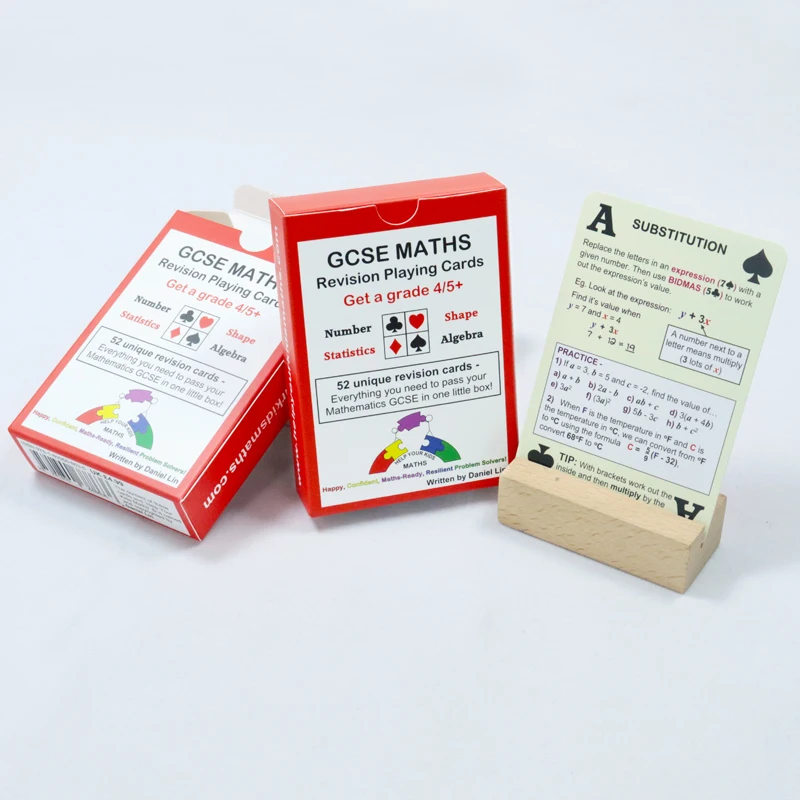 Wholesale Educational Learning Card Custom Laminated Print Paper Maths ...