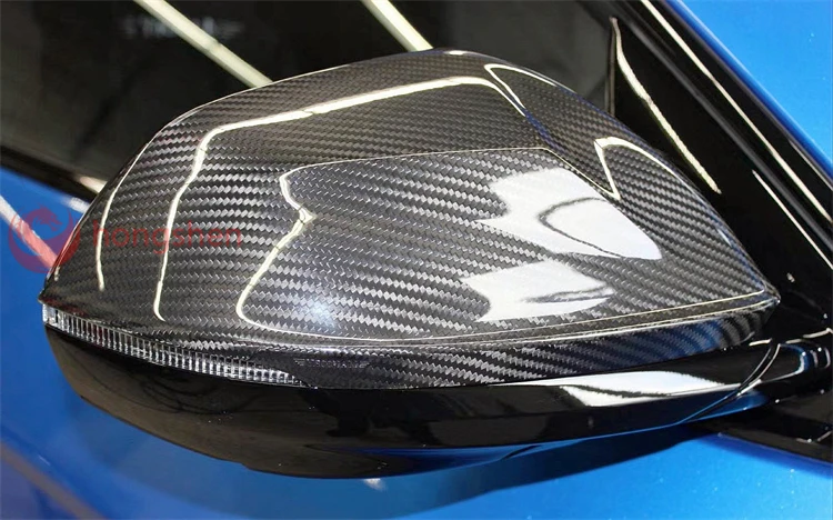 M Style Carbon Fiber Bodykit Side Rear Mirror Cover Car Accessories for ...