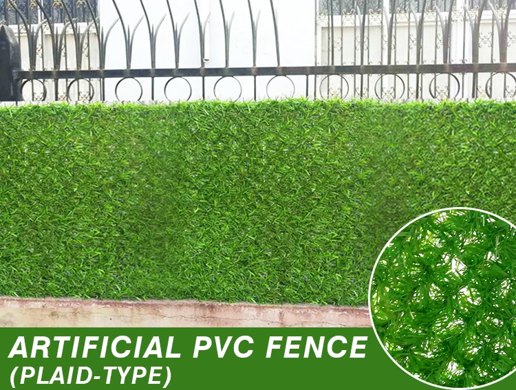 Hot Sales Pvc Plastic Artificial Garden Fence Hedges - Buy Artificial ...