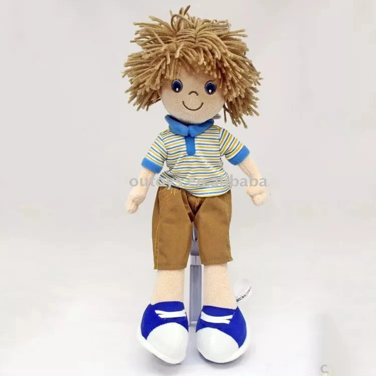 Cartoon Cute Boy Doll Images HD - Soft Stuffed Plush Toy