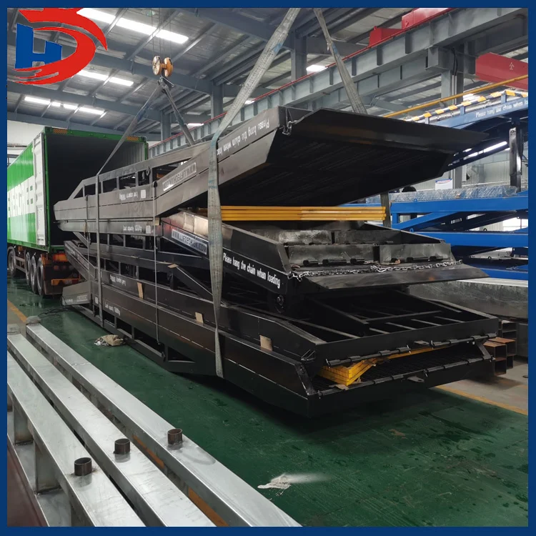 Container Automatic Unloading Platform, Electric Manual Lifting Loading ...