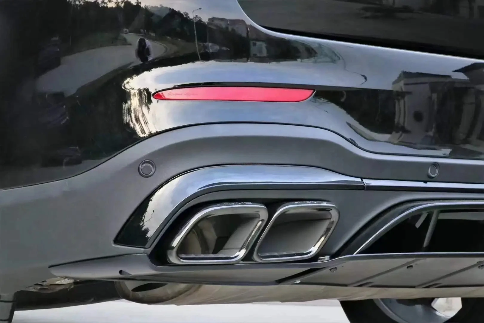 Genuine Rear diffuser For 2016+ Mercedes GLC-CLASS X253 W253 GLC43 ...