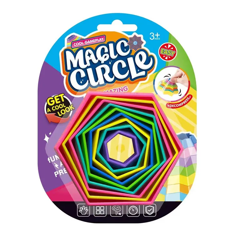 M1995 2022 Magic Circle Fidget Toy Game For Chidren's Educational ...