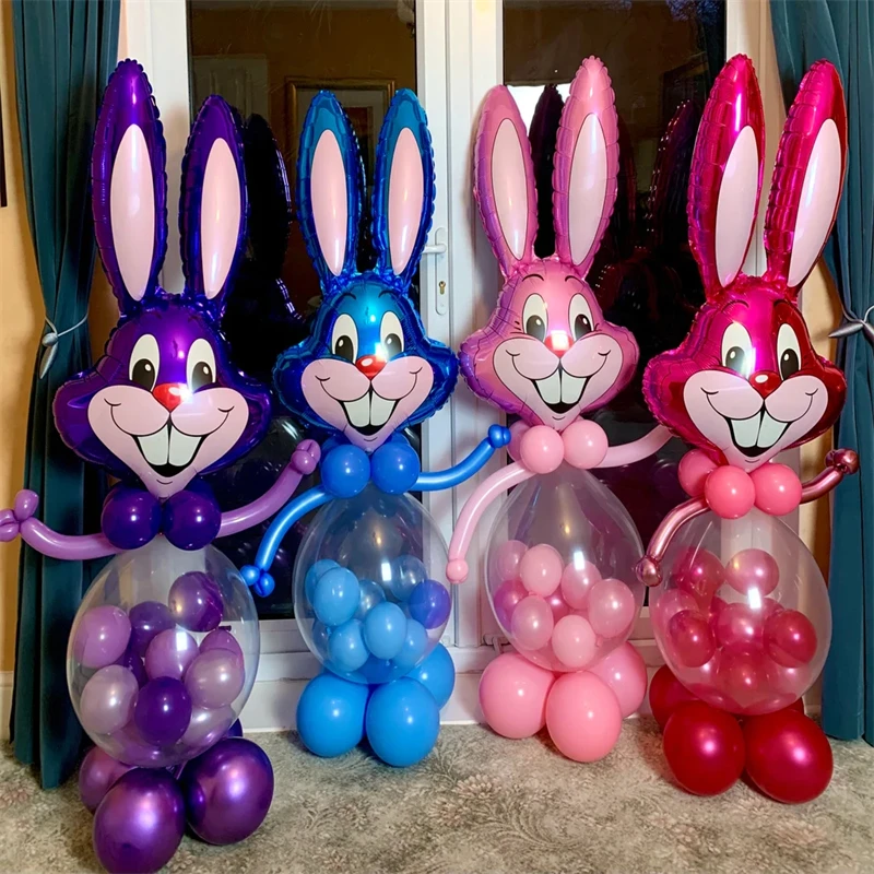 Hot Sale Bunny Mylar Balloon Easter Balloons Rabbit Head Balloon For ...