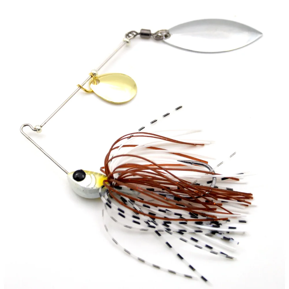 14g Willow Blade And Counter Rotating Blades Spinner Baits Fishing ...