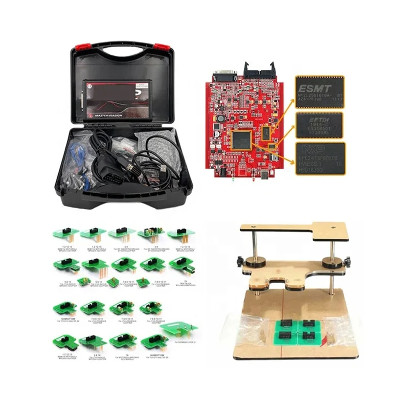 Full Set Programmer Toolbox Version Ktag V7.020 Kess V2 V5.017 Bdm Frame 22 Adapters Sw K Tag ...