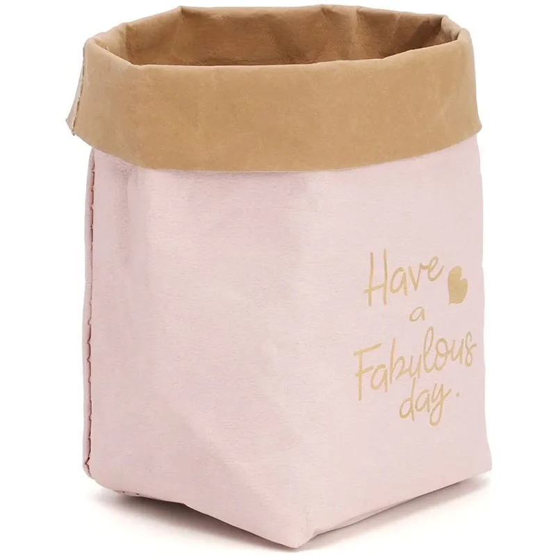 Cover Plant Flower Pot Storage Pouch Multifunction Home Washable Kraft ...