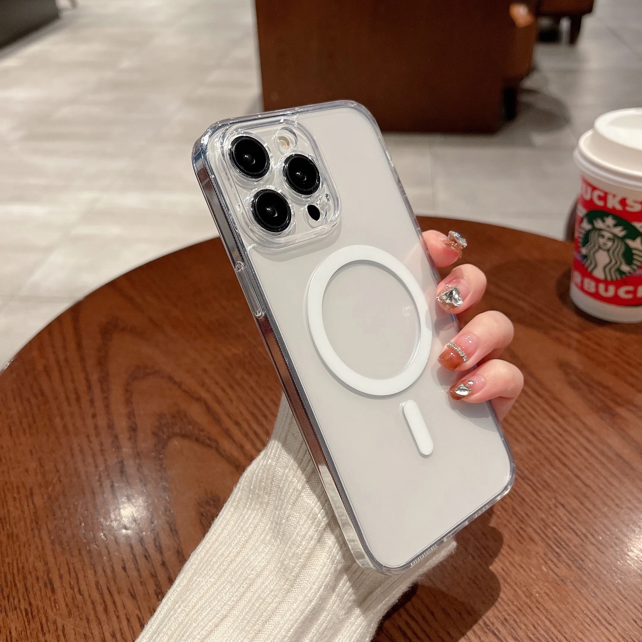 High Quality Transparent Personalized Wireless Charging Mobile Phone ...