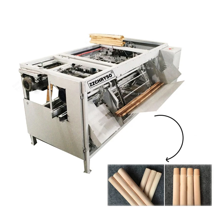 Automatic Rounding Wood Stick Screw Cutting Machine