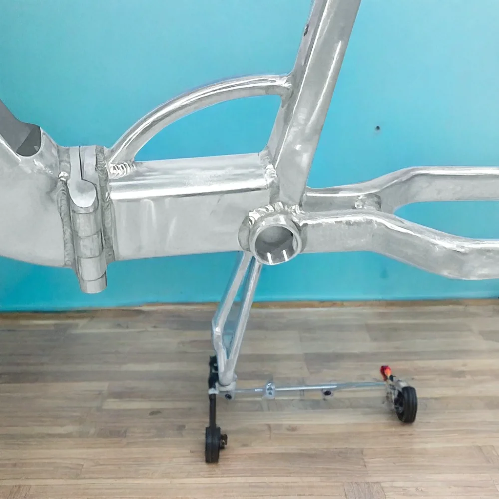 Urban Full Suspension E-Bike Frame with Folding Design Lightweight ...