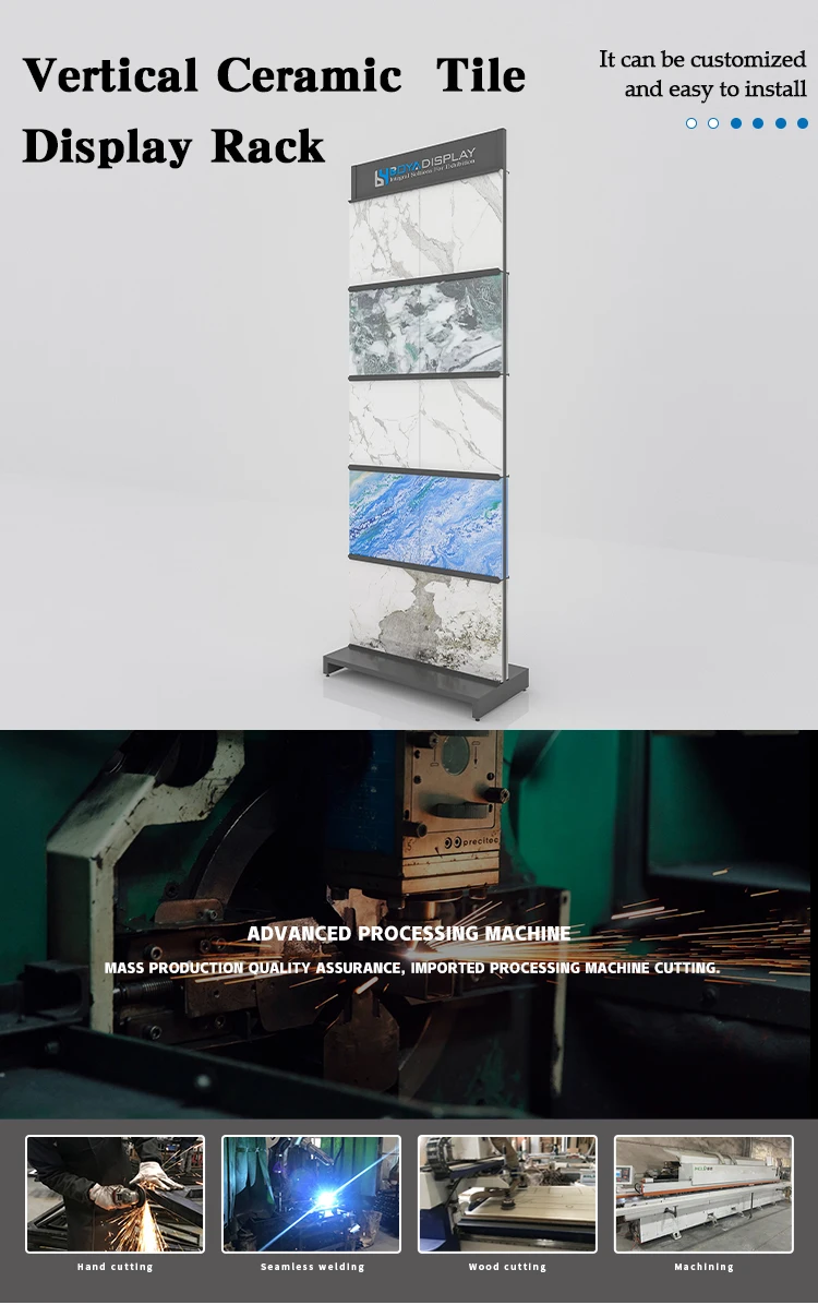 Low Price Customized Tile Sample Stand Showroom Tiles Displays ...