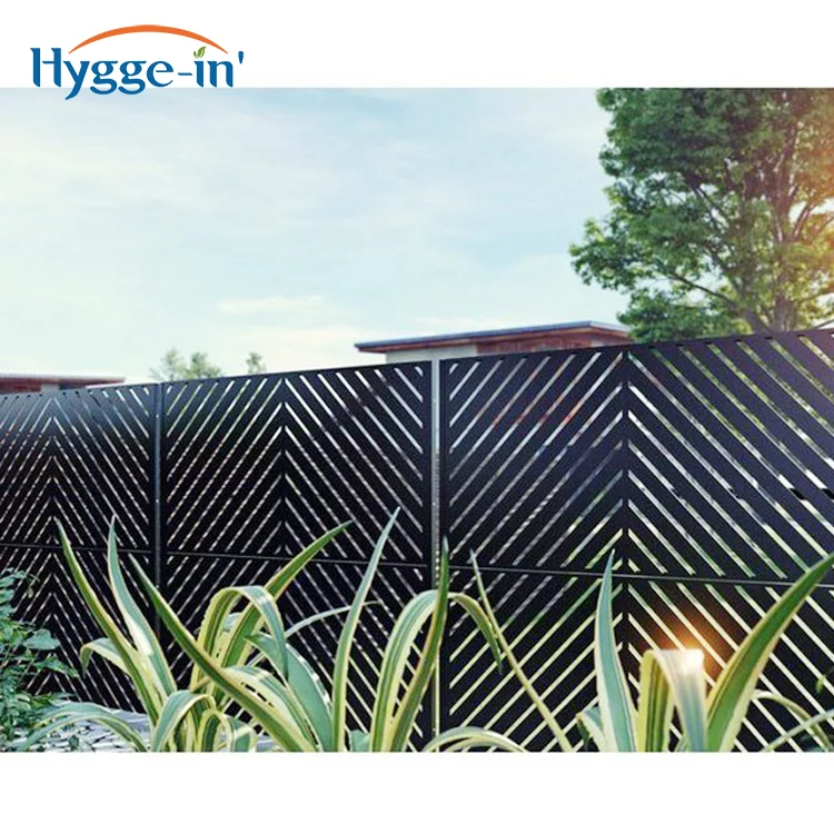 Trade Decorative Curved Metal Screen Perforated Garden Main Fencing ...