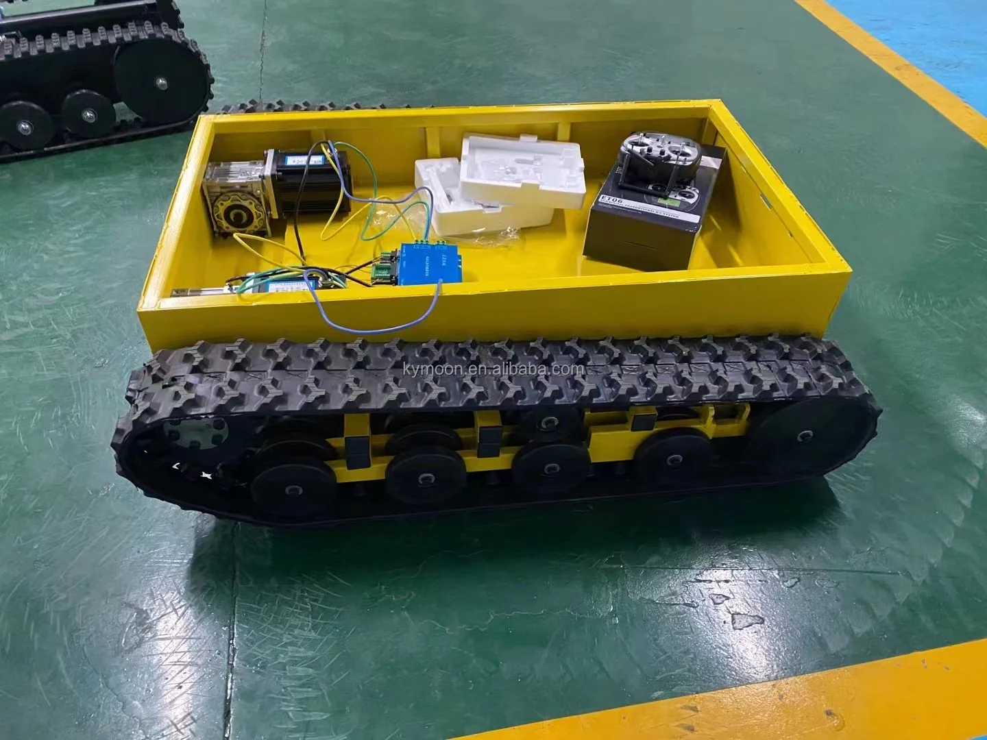 Tracked Robot Chassis - Support up to 10tons Rubber Crawler