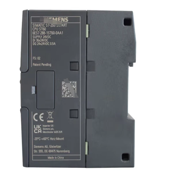 Simatic S7-200 Smart Cpu St60 Plc Body Standard Type 6es7288-1st60-0aa1 ...