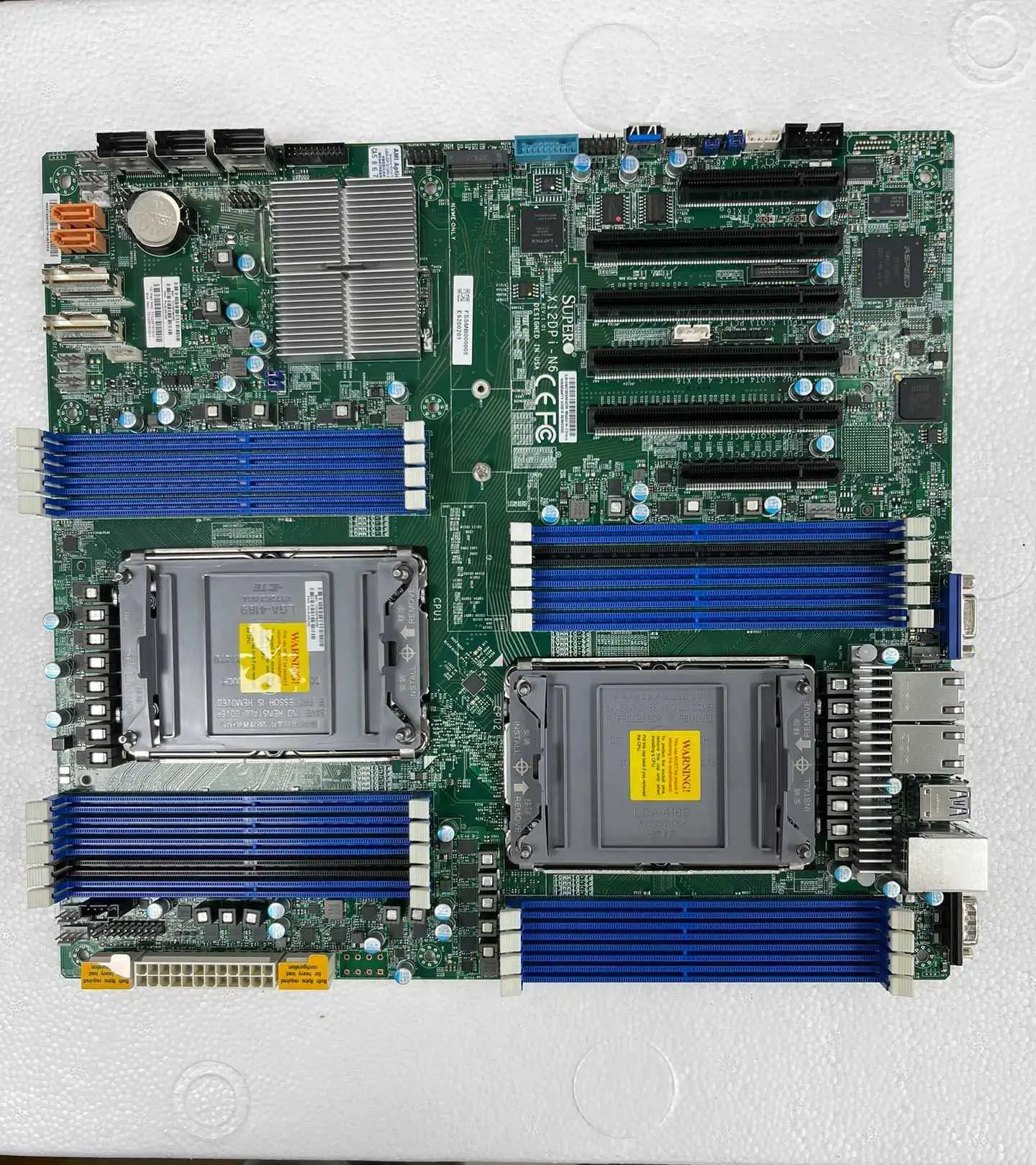 SUPERMICRO X12DPI-N6 LGA 4189 C621A Chipset E-ATX Server Motherboard ...