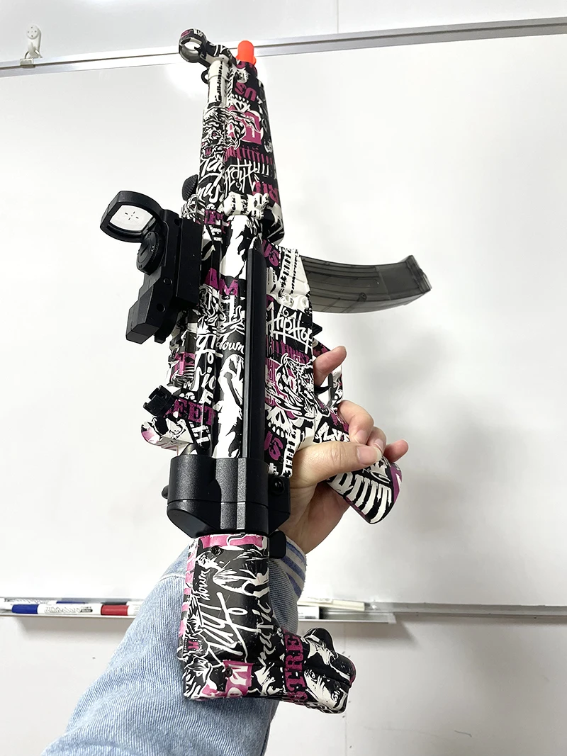 Soft Bullet Dart Toy Gun Game Playing Gel Blaster Bombs Machine Gun ...