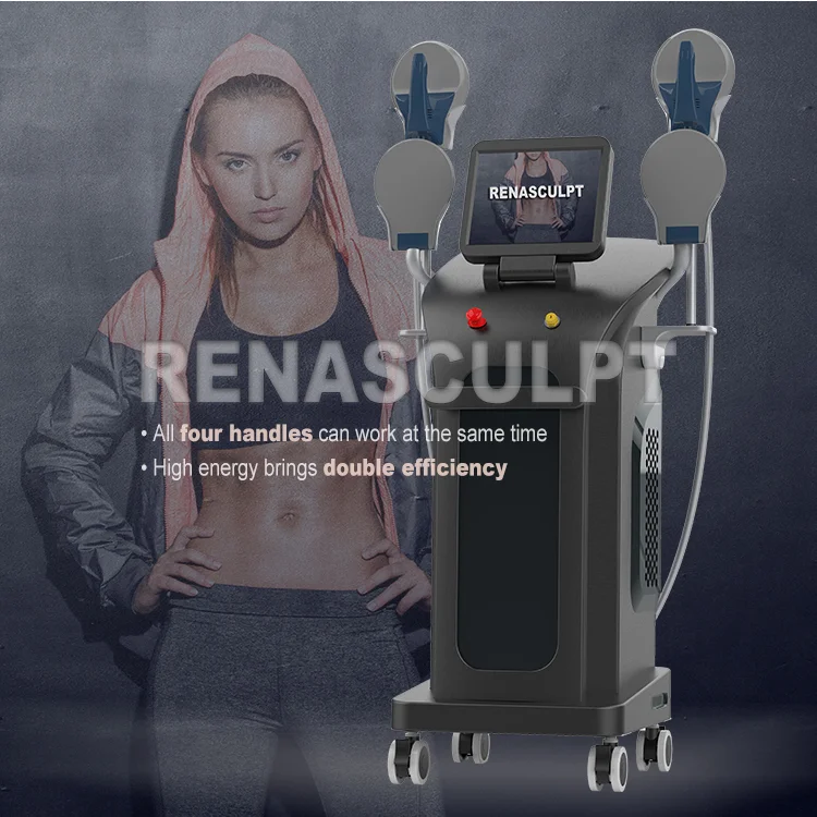 Latest Build Muscles Buttock Lifting 4 Handles Ems Sculpt Slimming ...