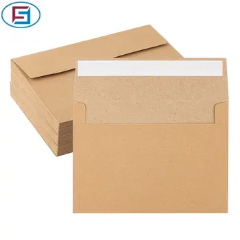 Custom Envelopes 4 X 6 Inch Brown A4 Customized Kraft Paper Envelopes ...