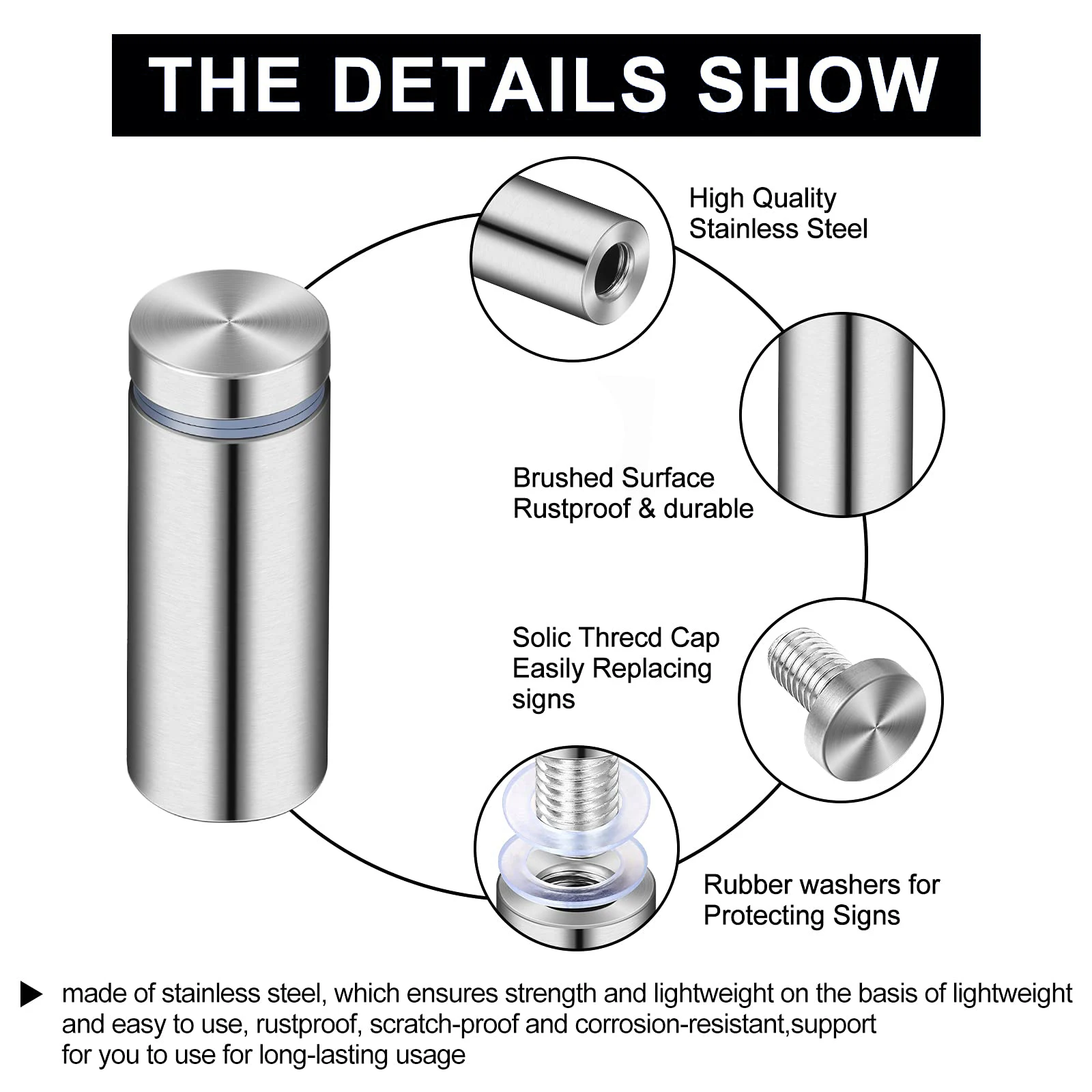 WOWGOOD Standoff Screws - Durable and Versatile Solutions