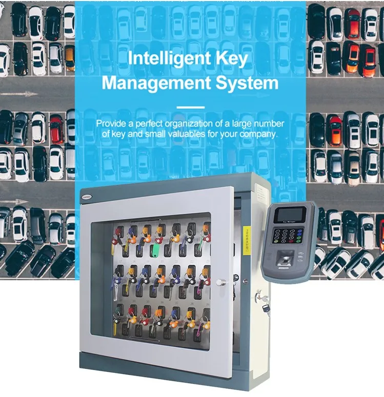 I-keybox-48 Rfid Smart Key Cabinet Fingerprint Key Box Locker ...