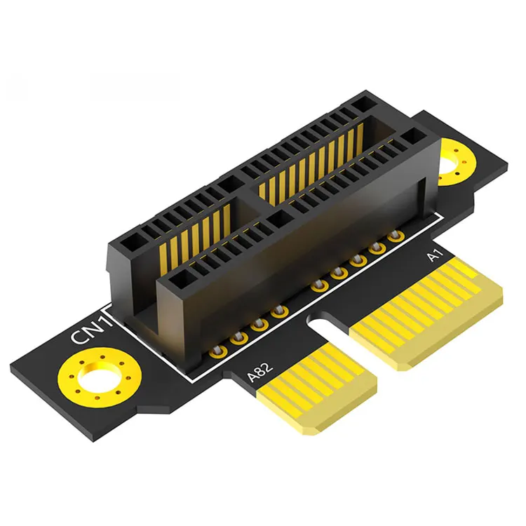 Pcie Riser PCI-e 1 X 3.0 90 Degree Reverse Male to Female Riser Card ...