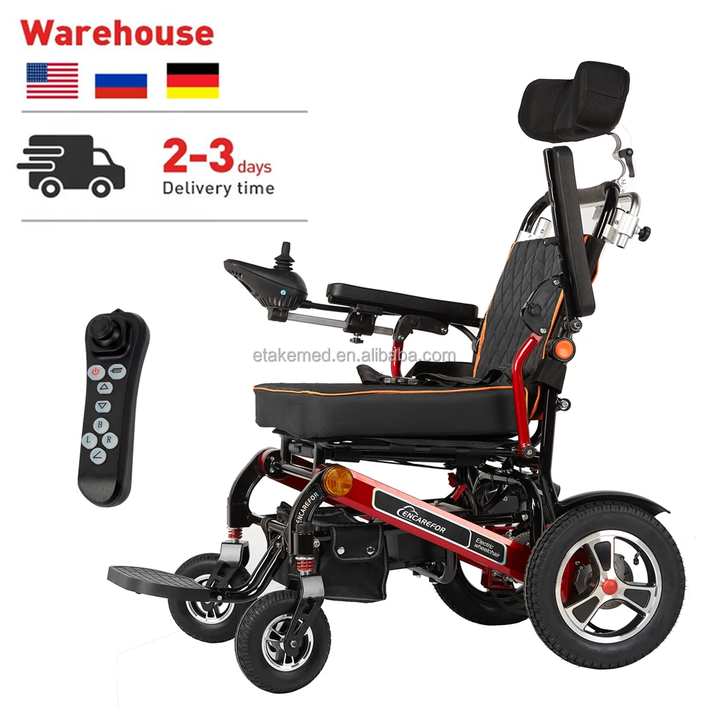 600W Electric Wheelchair with Remote Control - Portable & Durable