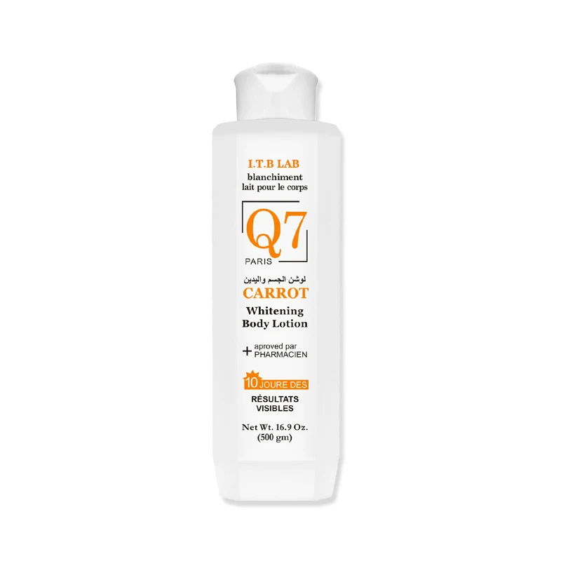 Oem/odm Q7 Carrot Moisturizing Skin Whitening Body Lotion For Daily ...